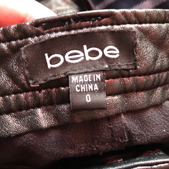 bebe | Pants & Jumpsuits | Bebe Faux Leather Pants | Poshmark